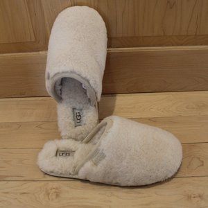 UGG | Shoes | Nib Ugg Womens Fluffette Shearling Slide Slippers Cream ...